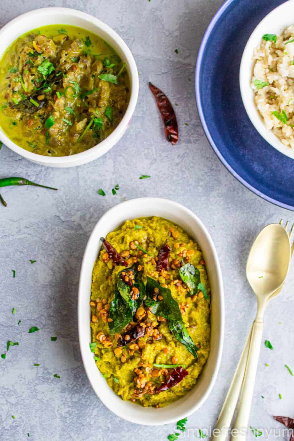 Easy Tomato Beerakaya Pachadi | Ridge Gourd Chutney - Simplefreshnyum